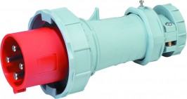 STRAIGHT PLUG 400V 32AMP 4 PIN IP67 6H IEC309 - Uniquip Electrical