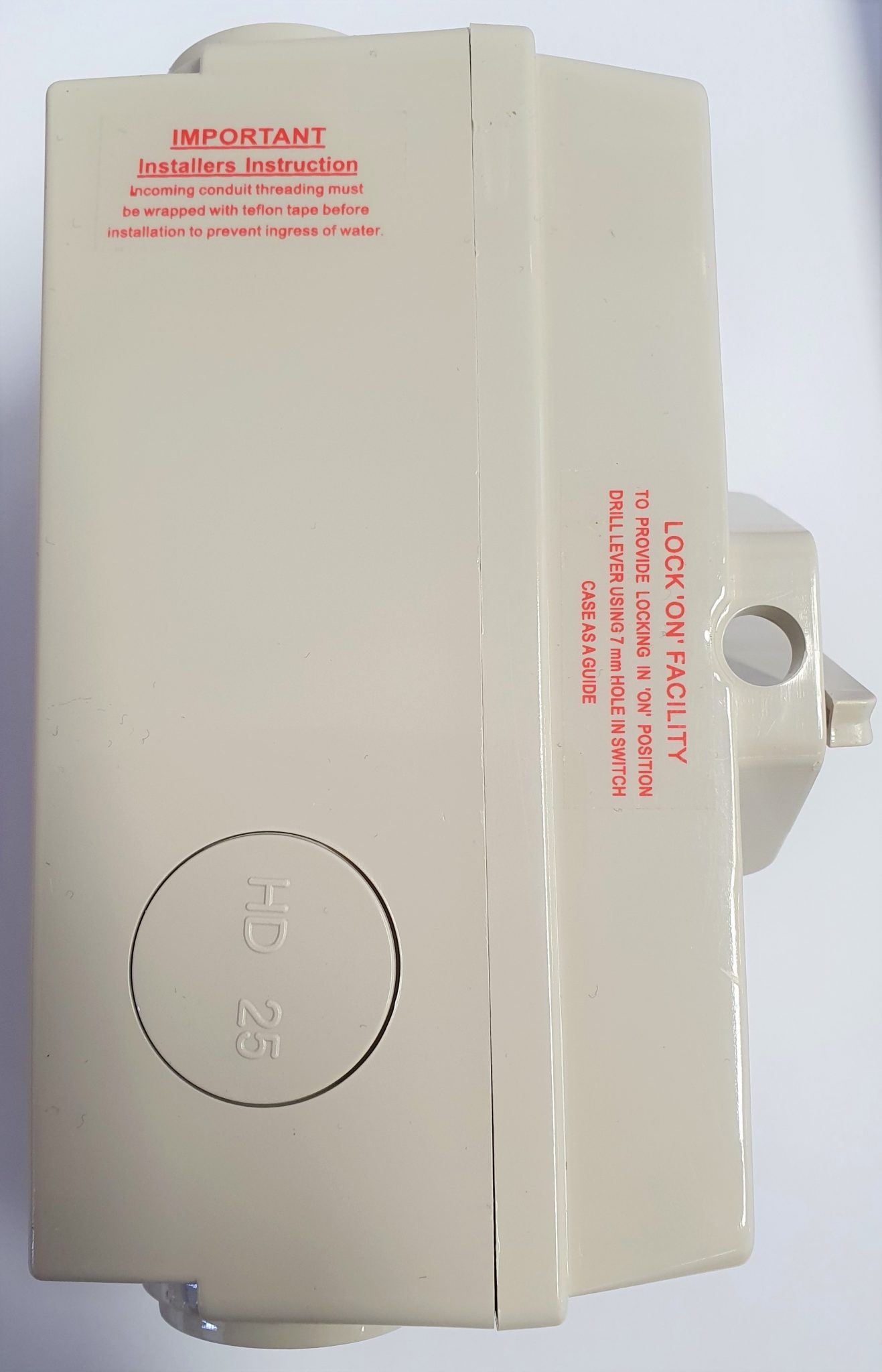 SURFACE MOUNT MINI ISOLATOR AC 500V 35AMP 2 POLE GEN3 IP66 - Uniquip ...